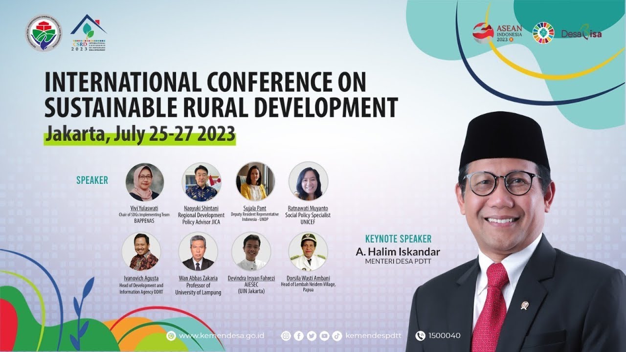 International Conference on Sustainable Rural Development │ Day-2 - YouTube