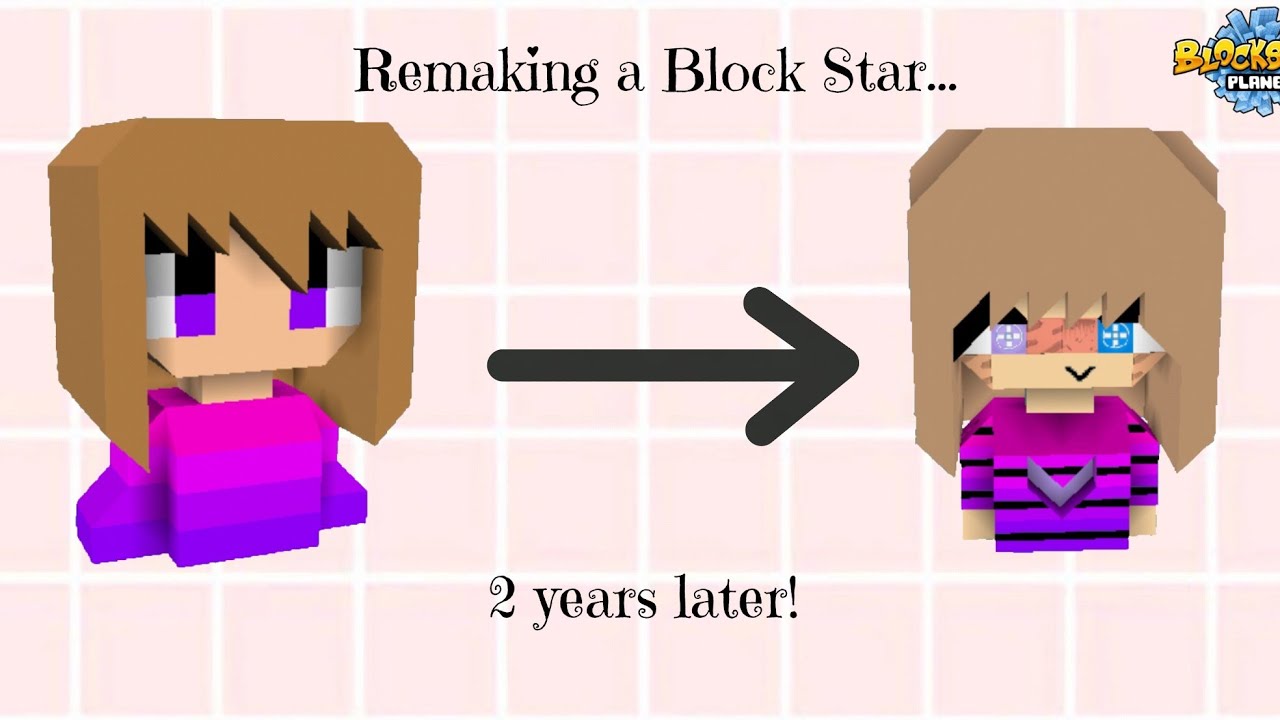 Remaking My Old Block Stars (Part 1) [BlockStarPlanet] - YouTube