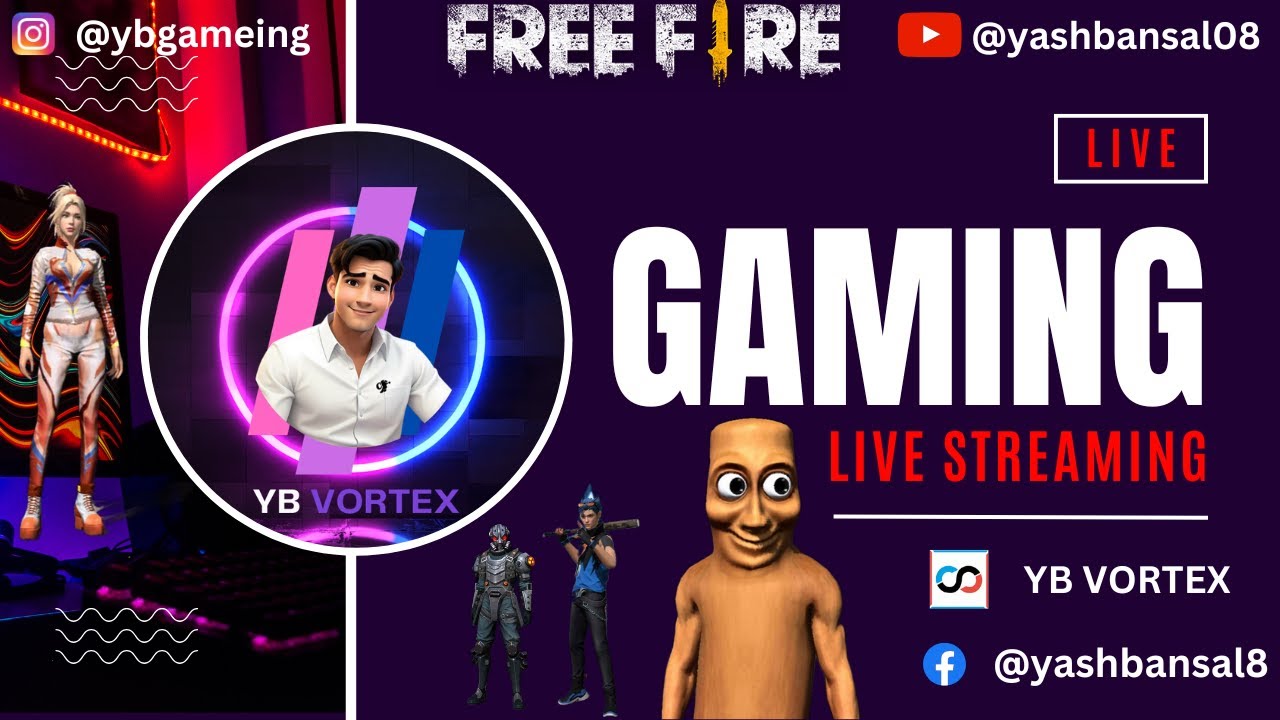 YB VORTEX Free Fire MAX Live | Intense Rush Gameplay #shorts - YouTube