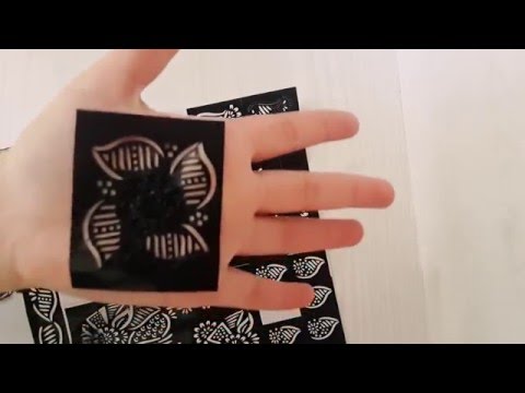 Desenli hint kınası yapimı