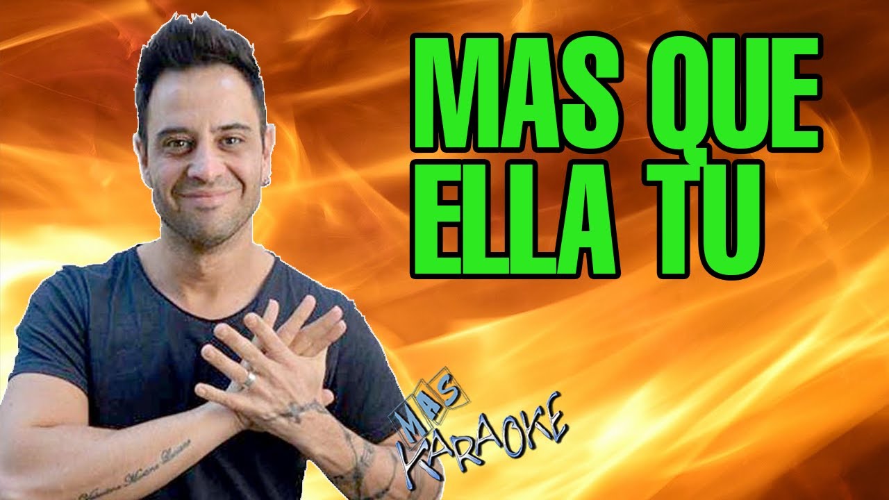 Sabroso - MAS QUE ELLA TU | Karaoke cuarteto con letra - YouTube