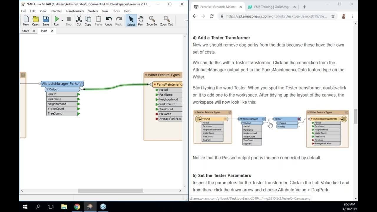 2019 FME Desktop Basic Training Course Day 2 - YouTube