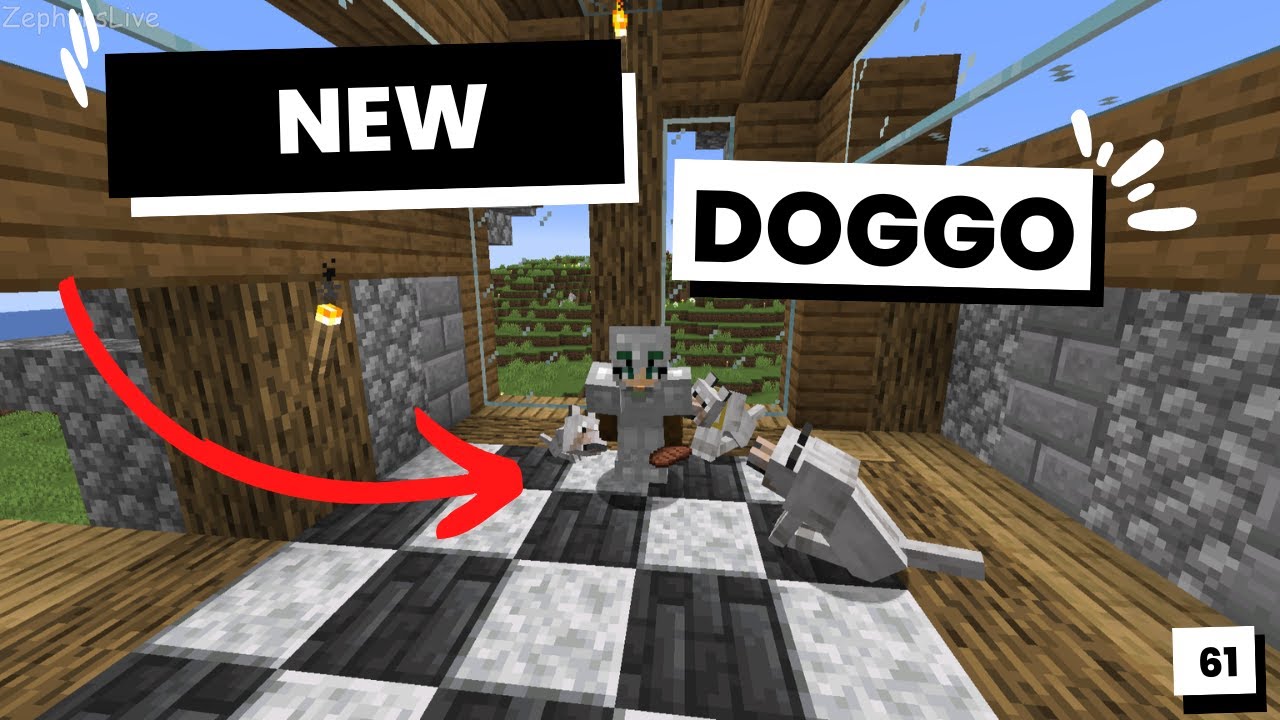 New Doggo - Minecraft but Silent - YouTube