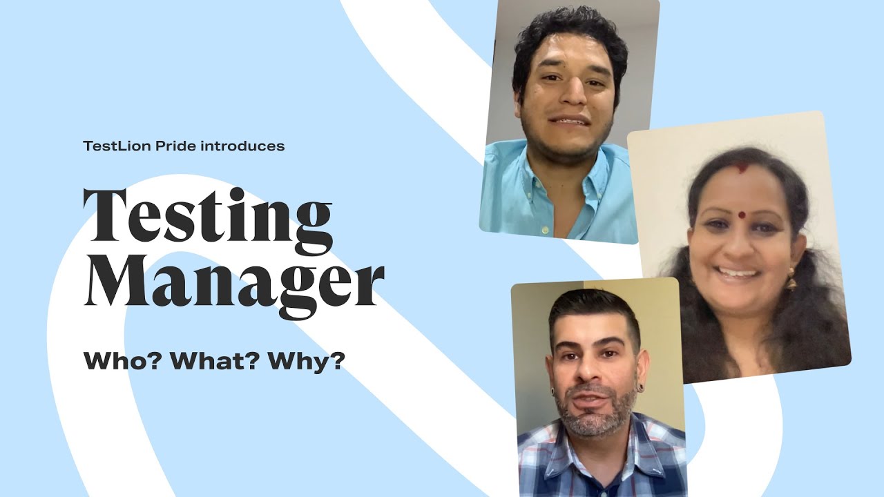 Testing Manager - Who? What? Why? - YouTube