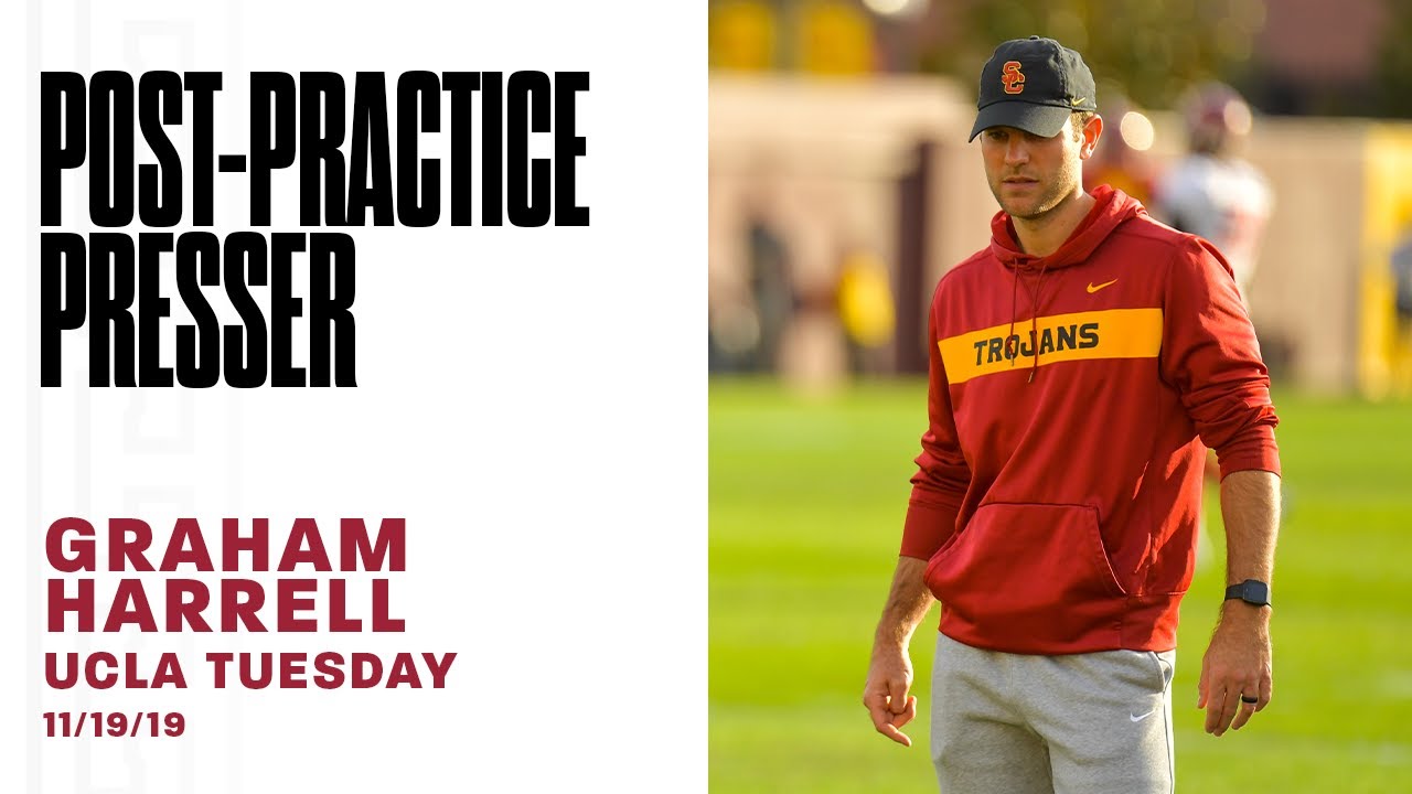USC Football: 2019 UCLA Tuesday - Graham Harrell - YouTube