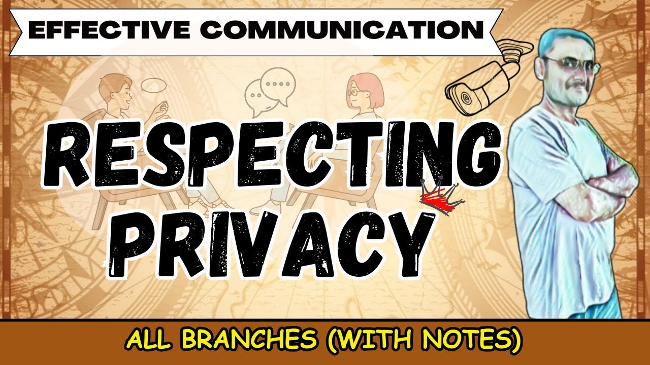 Respecting Privacy Etiquettes | Effective Communication | English ...