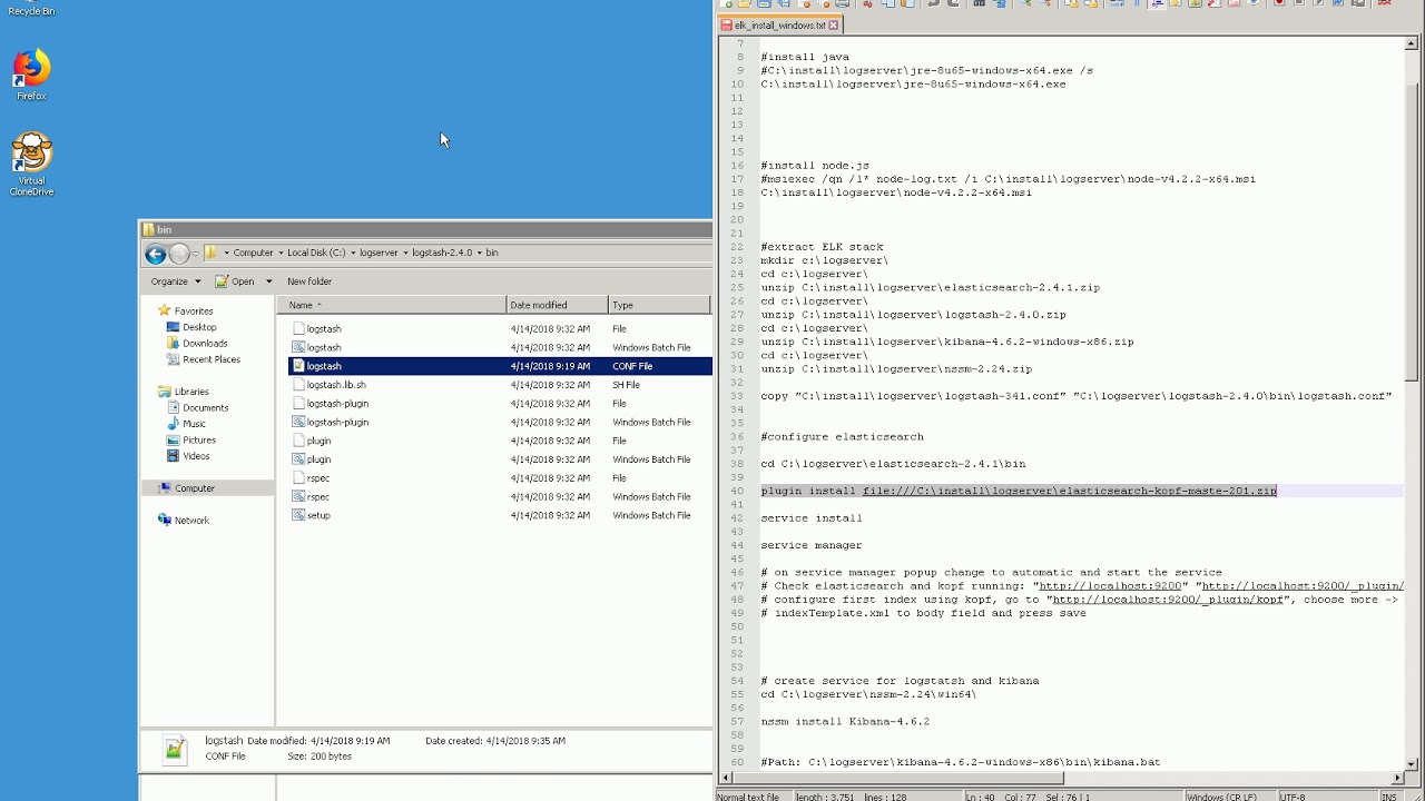 ELK Stack Install on Windows Server 2008 R2 - YouTube