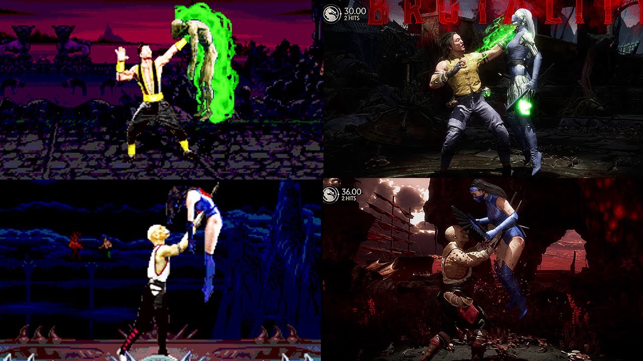 MK2 vs. MK11: Fatalities on Klassic Kitana - YouTube