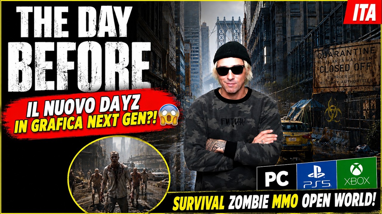 THE DAY BEFORE #05 - NEW GAMEPLAY - UN VERO SURVIVAL ZOMBIE MMO OPEN ...