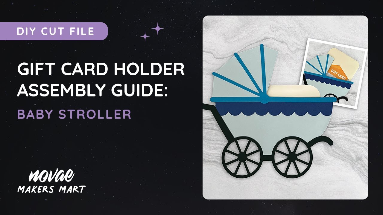 Baby Stroller Gift Card Holder | DIY Baby Shower Prize | Diy New Baby ...