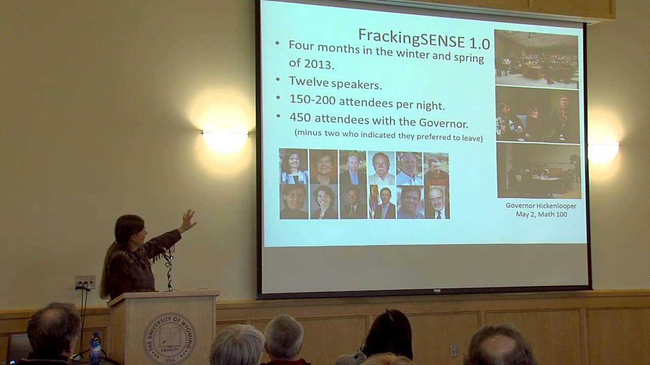Patty Limerick at UW - Hydraulic Fracturing & the Depths of the ...