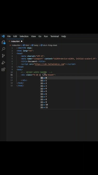 Tailwind Css4 How To Set Height Width And Margin Coding Css Webdevelopment Cssinterview Css3 1768