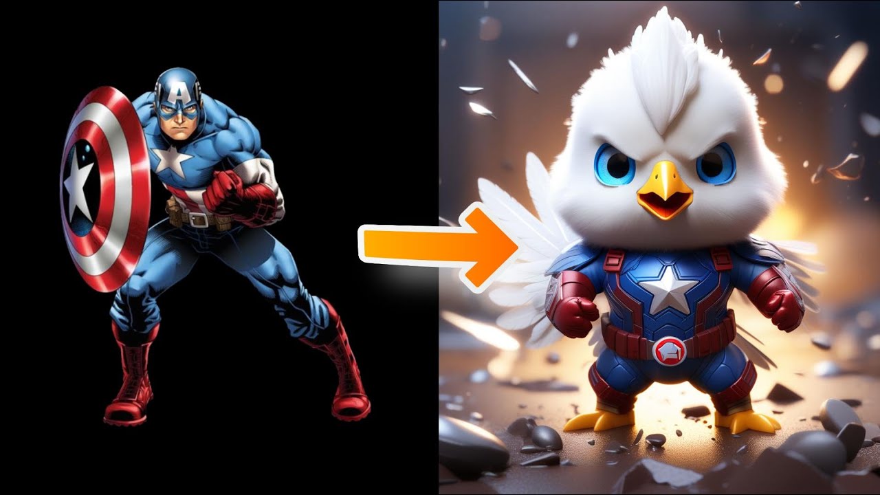 Superhero As a Chicken 💥 Marvel & Dc Character - YouTube