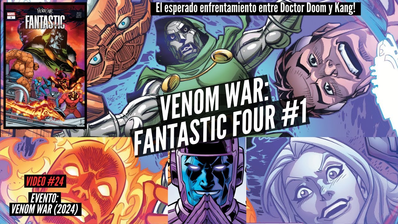 Venom War: Fantastic Four #1 // Doctor Doom vs. Kang! La pelea ...