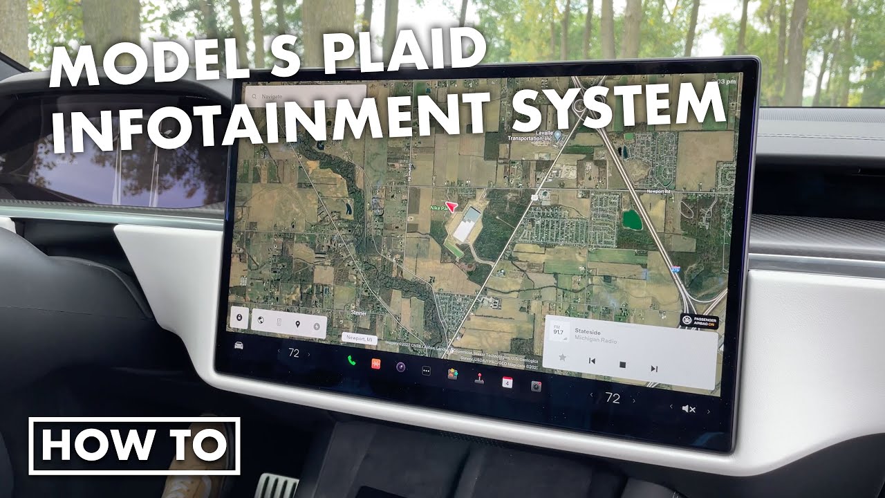 Tesla Model S Plaid infotainment system walkthrough - YouTube