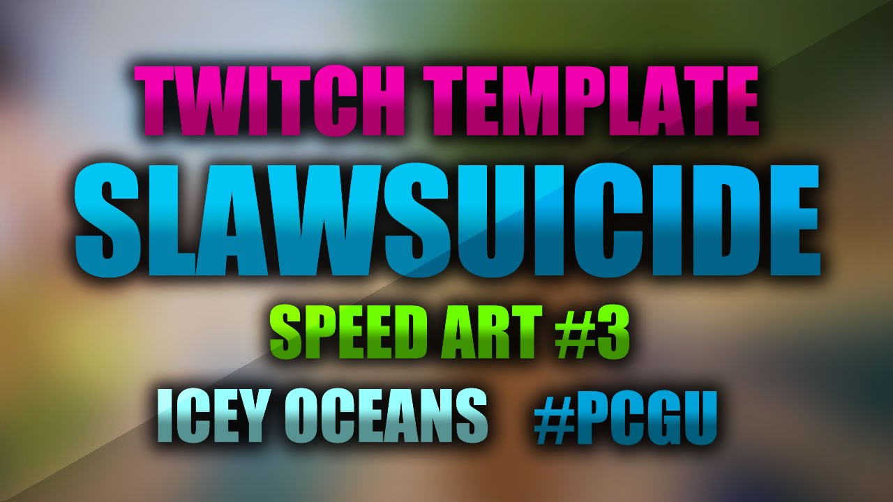 SPEEDART #3 [TWITCH OVERLAY] (Icey Oceans Theme) - YouTube