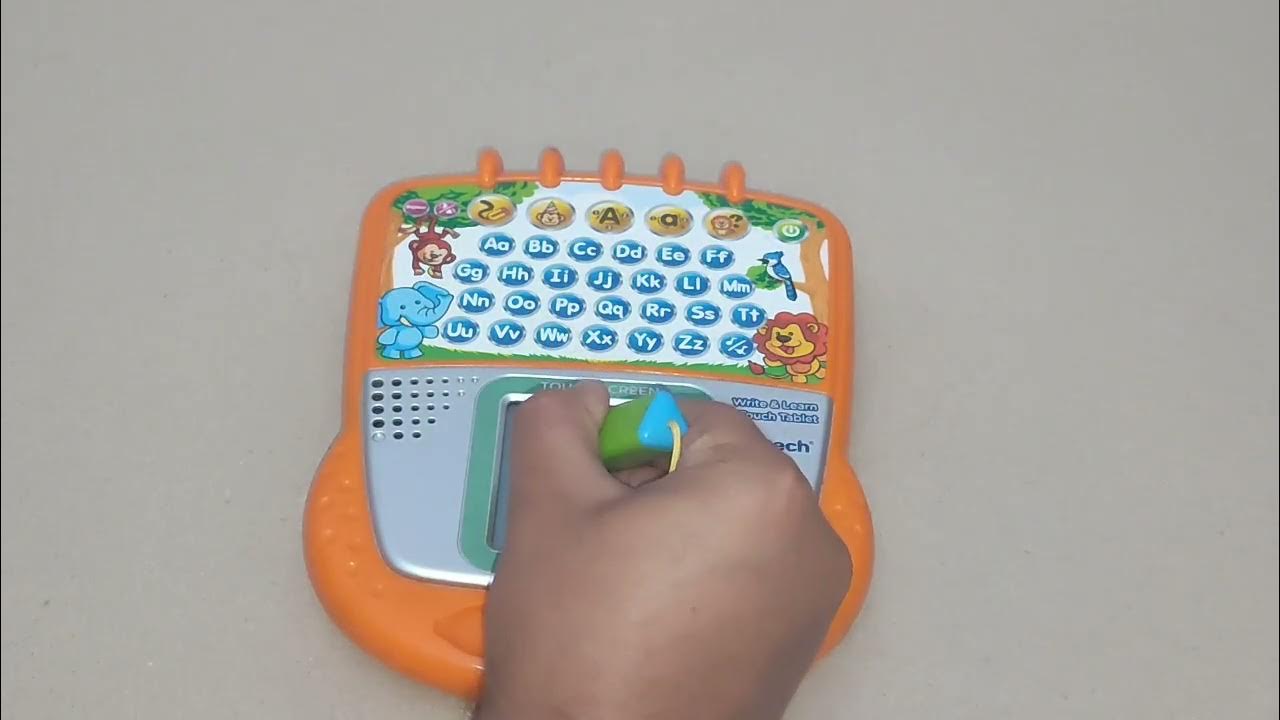 Vtech Write & Learn Touch Tablet - YouTube