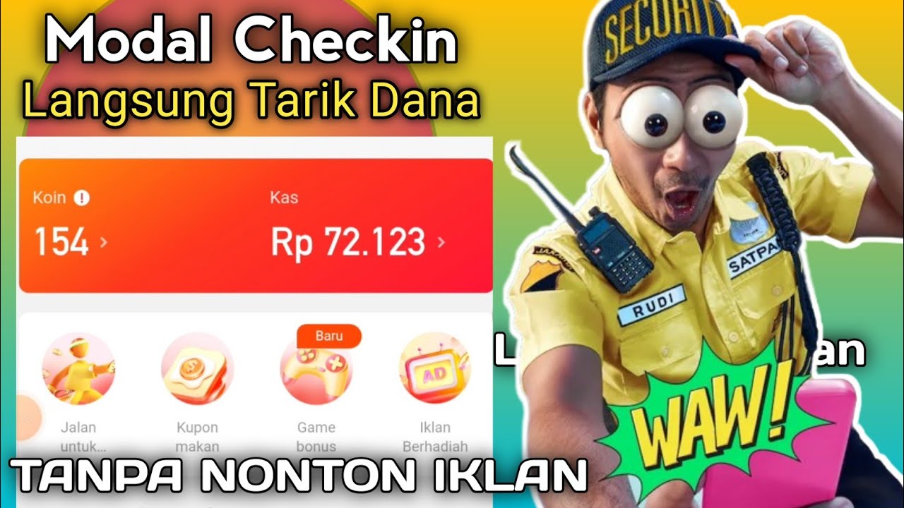 Langsung Tarik Dana Modal Chechkin🔴 Aplikasi Penghasil Saldo Dana Tanpa ...