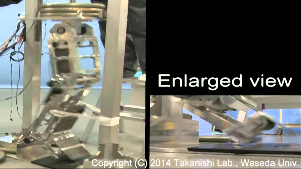 2013 Running Robot: Pushing Experiment - YouTube