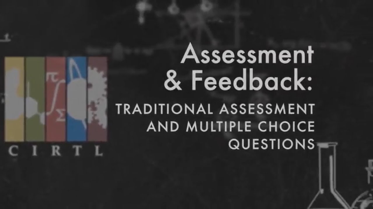 Traditional Assessment and Multiple Choice Questions - YouTube
