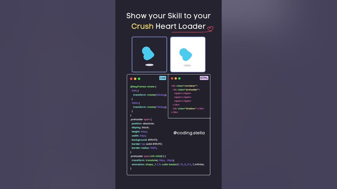 Impress Your Crush Using Html Css Youtube