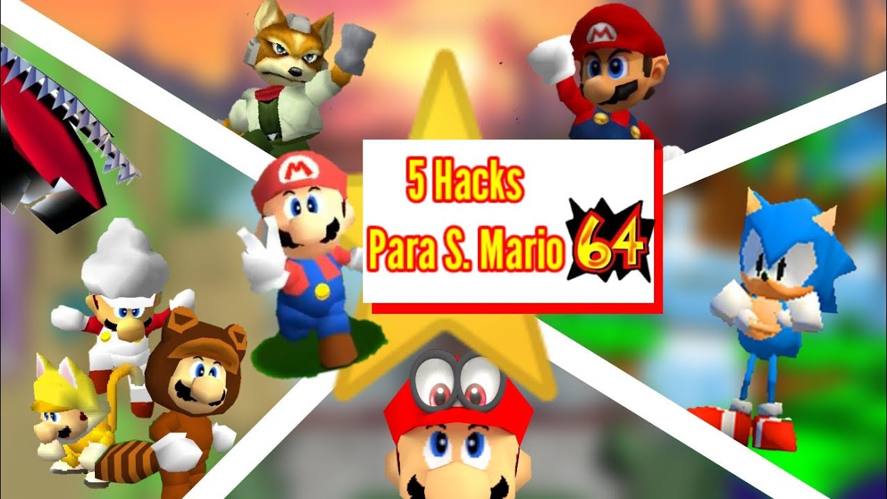 5 mejores hacks Roms de Súper Mario 64 Colaboración épica! - YouTube