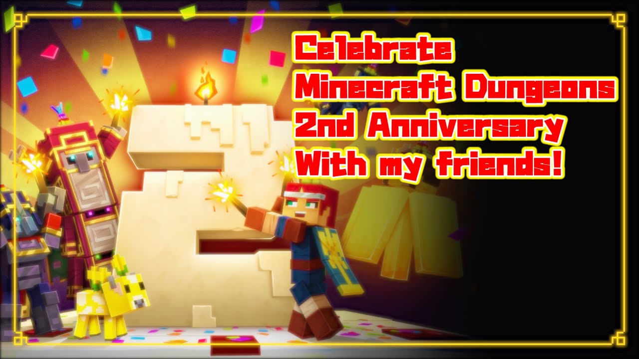 Playing Minecraft Dungeons with my friends! - YouTube