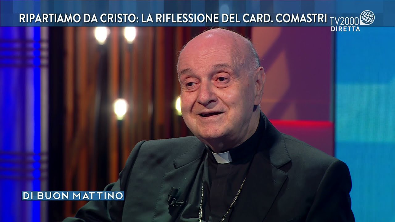 Il Card. Angelo Comastri ospite a Di Buon Mattino - YouTube