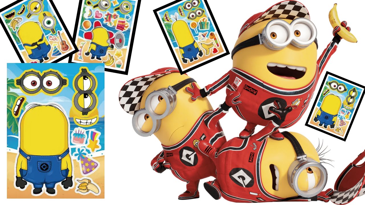 {Paperdiy} Decorating Despicable Me 4 Minions Sticker Book # ...