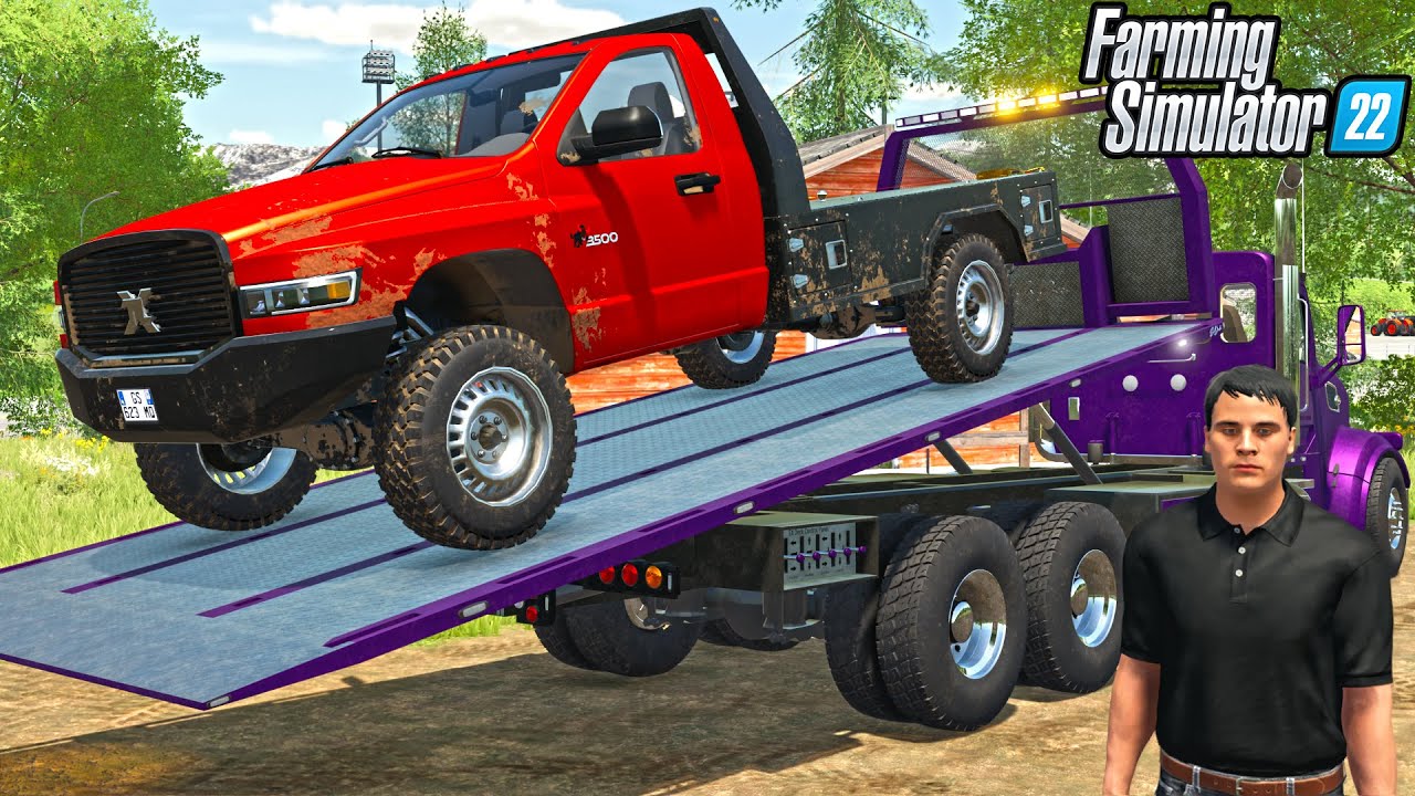 DESTROYING MY NEW TRUCK! | CAN WE MAKE MILLIONS? (FS22 CHALLENGE ...