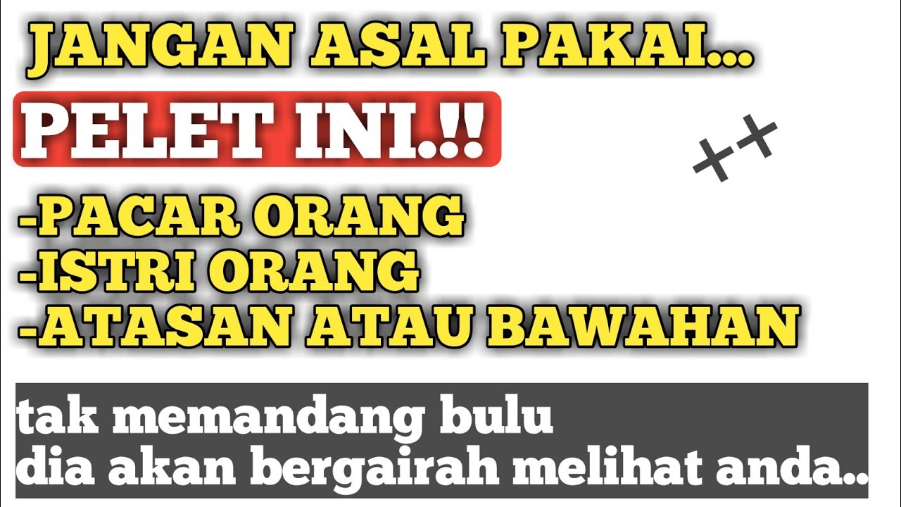 MANTRA PELET PALING GANAS || PELET LEWAT NAMA || BIKIN ISTRI ORANG ...