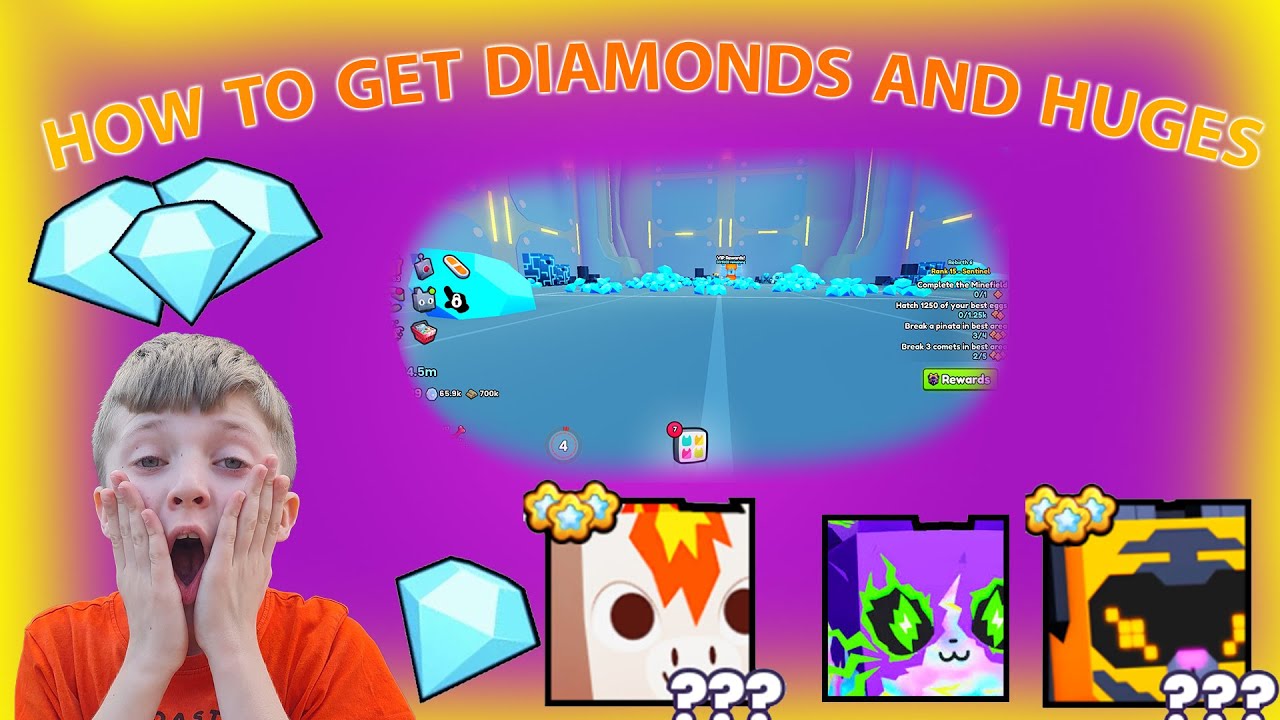 How to Get HUGE and Diamonds in Pet Simulator 99 Roblox - YouTube