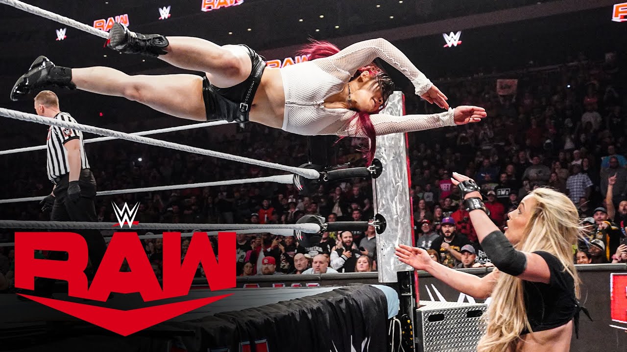 IYO SKY obliterates Liv Morgan with an Over the Moonsault: Raw ...