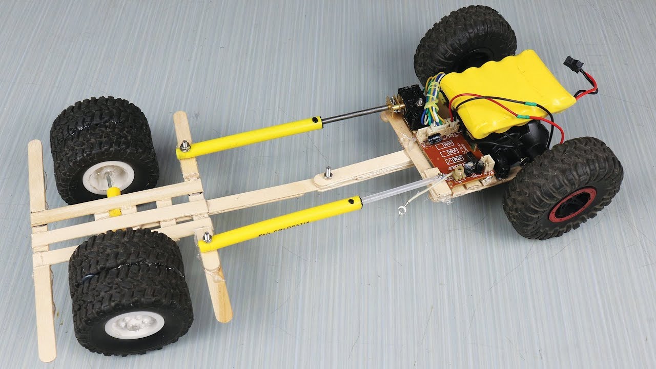 How to make Base for RC Crane - YouTube