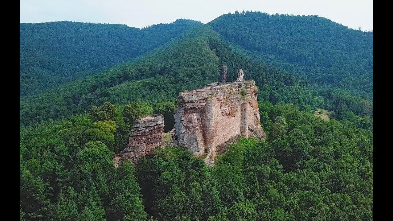Burg Fleckenstein - Drohnenaufnahmen - Château de Fleckenstein - YouTube