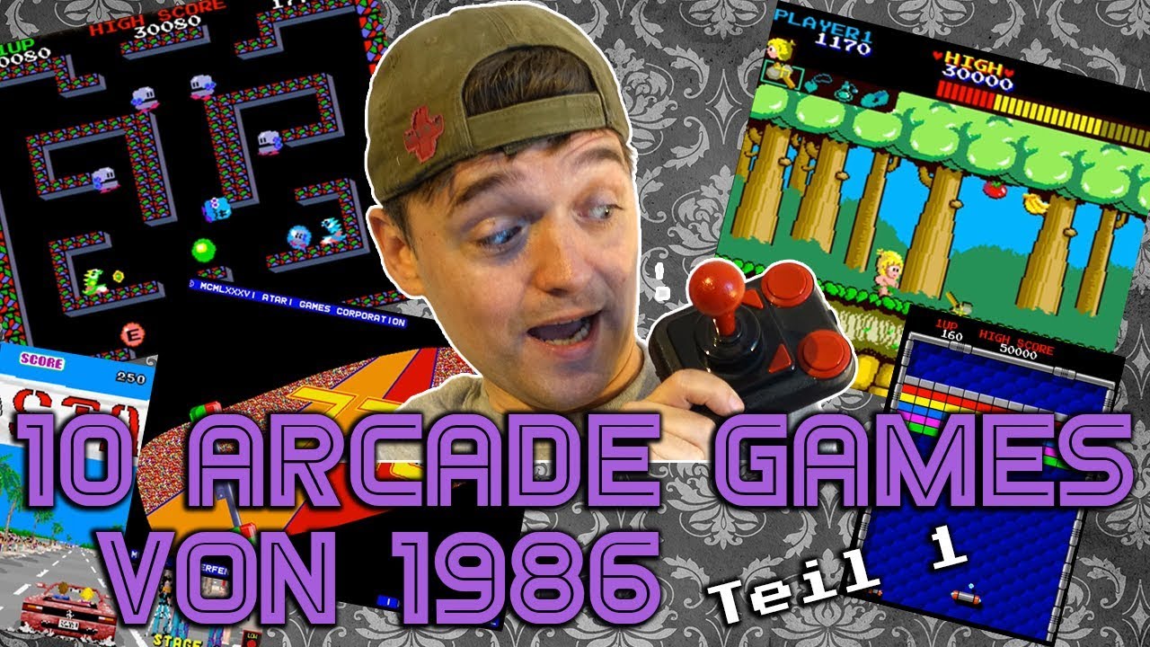 Paddy zeigt 10 Arcade Games von 1986 (Teil 1) - YouTube