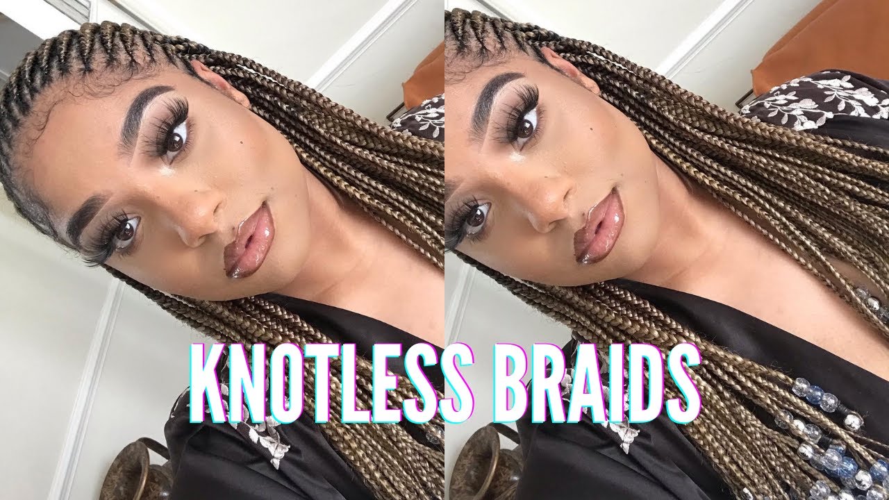 THESE PAINLESS BOX BRAIDS SAVED MY EDGES! THE PROS AND CONS OF KNOTLESS ...