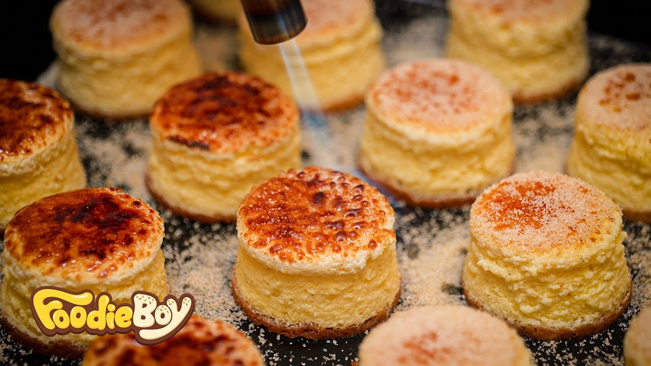 Amazing Dessert! Mini Souffle Cheesecake Recipes - YouTube