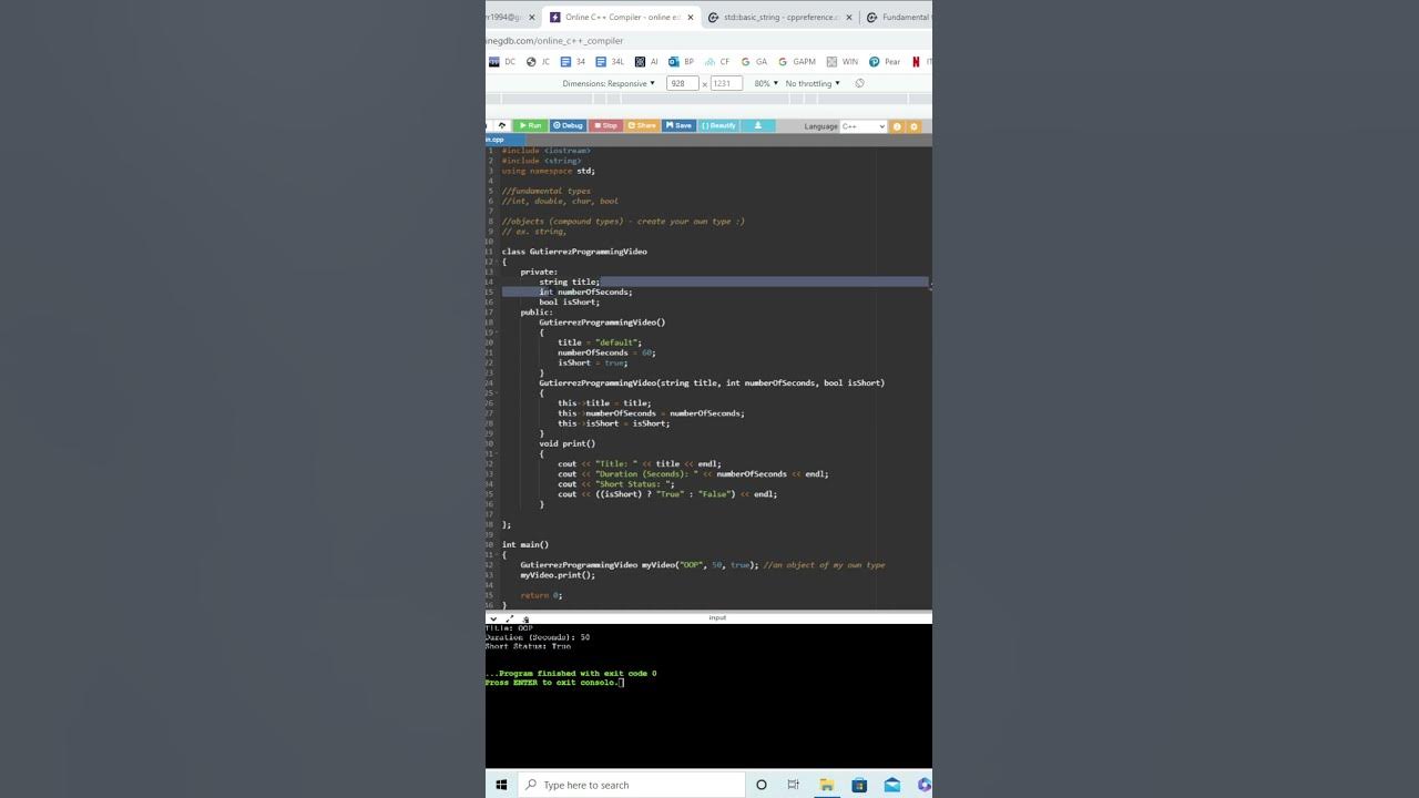 Create Your Own Data Type Oop Programming Essentials Shorts Datatypes Oop Dev Objects