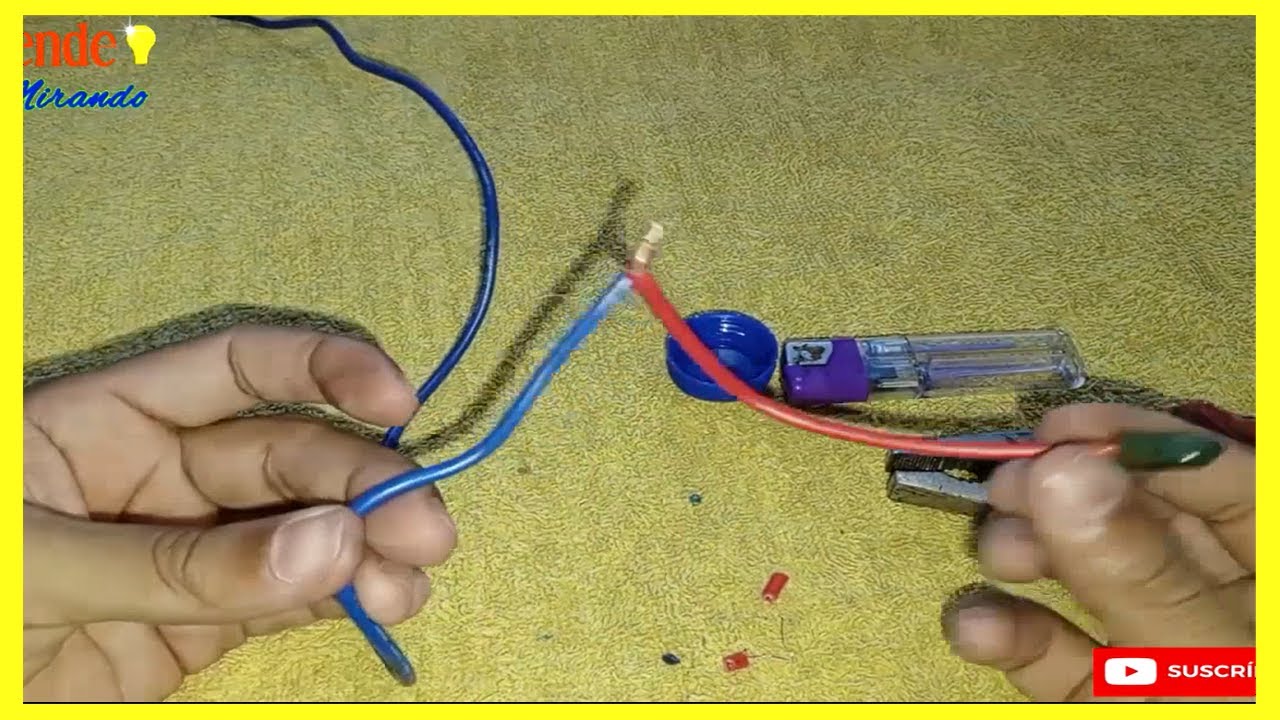 COMO UNIR O EMPALMAR CABLES DE MANERA SEGURA USANDO RECICLAJE - YouTube