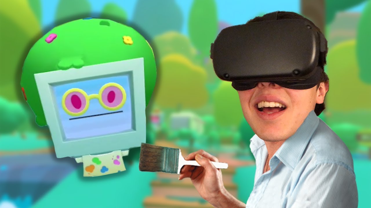 Making Art With Robot Bob Ross! - Vacation Simulator Part 2 (Oculus ...