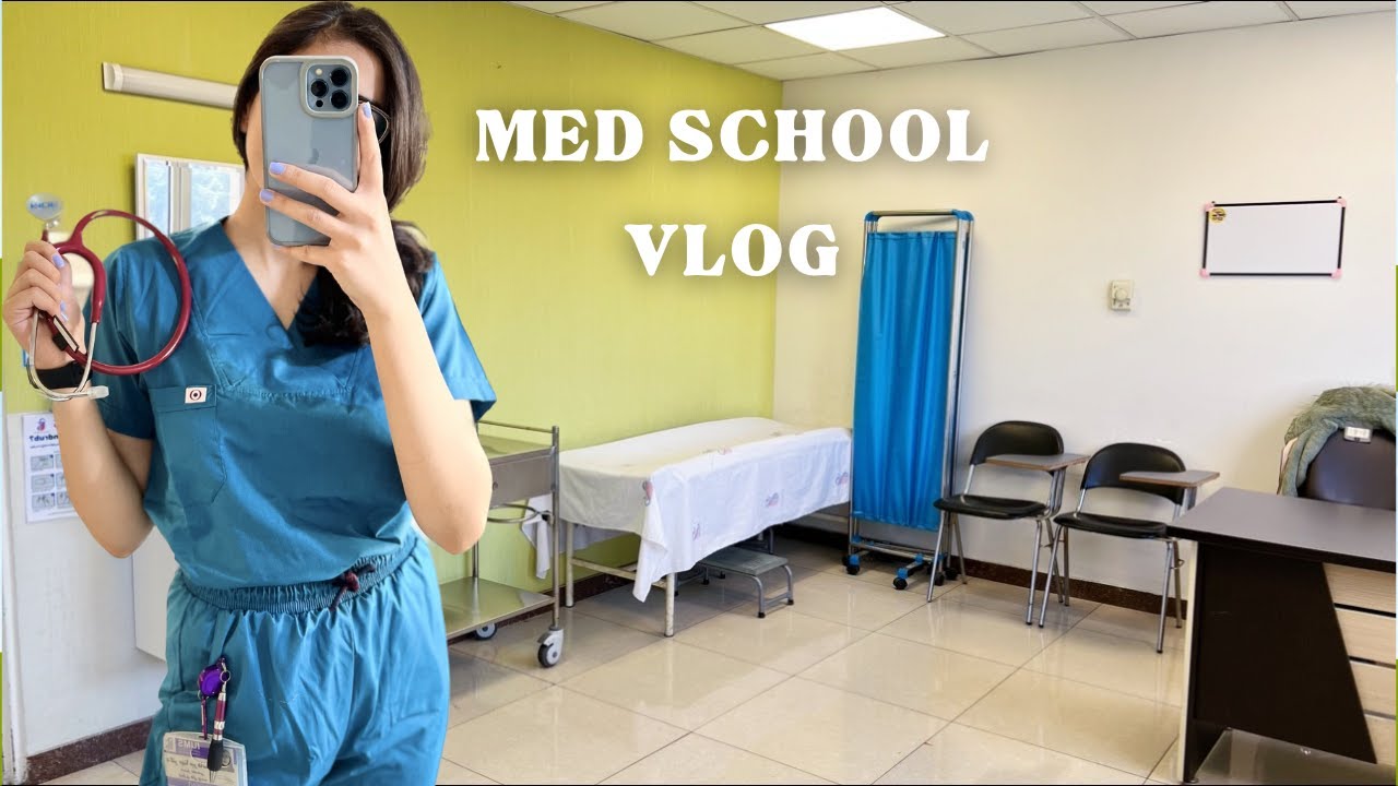 Day in the Life of a Student Doctor👩🏻‍⚕️(snowy day, dermatology clinic ...