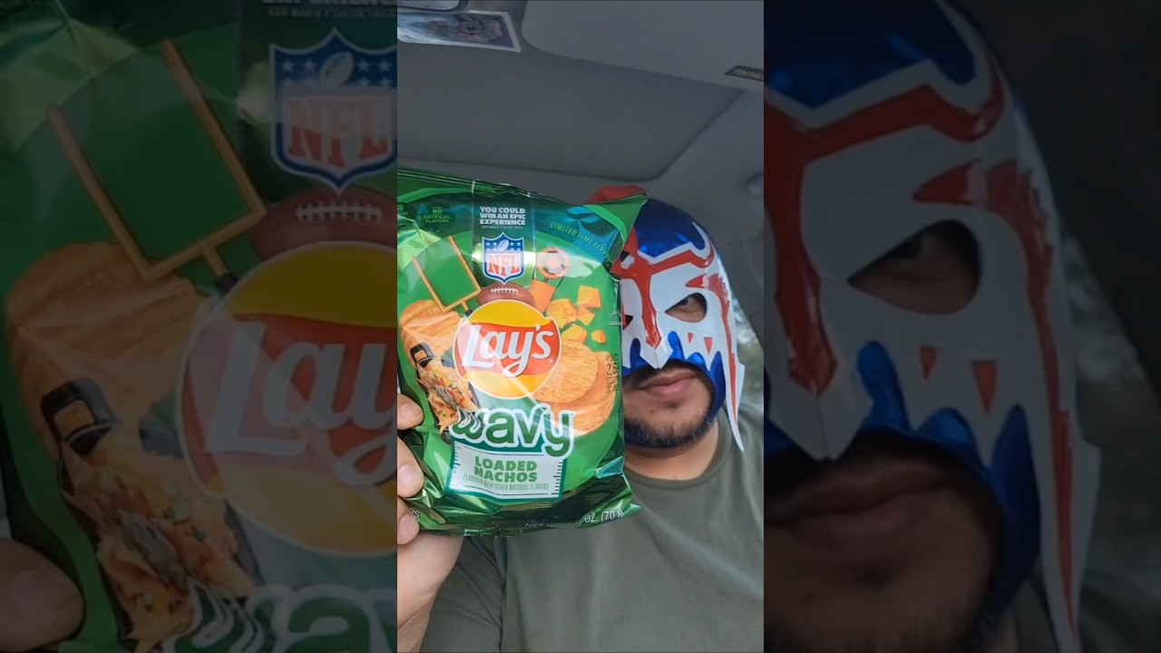 lays wavy loaded nachos 8.5/10 great cheese flavor #chipreview #snacks ...