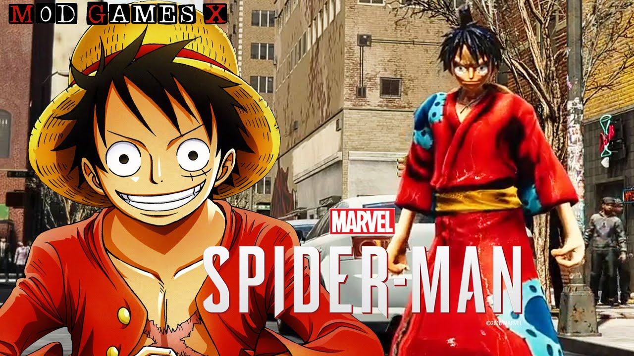 ️ Marvel's Spider Man - Luffy MOD - YouTube