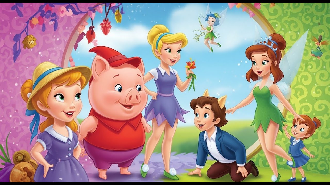 The Three Little Pigs in Pixie Hollow with Tinker Bell - YouTube