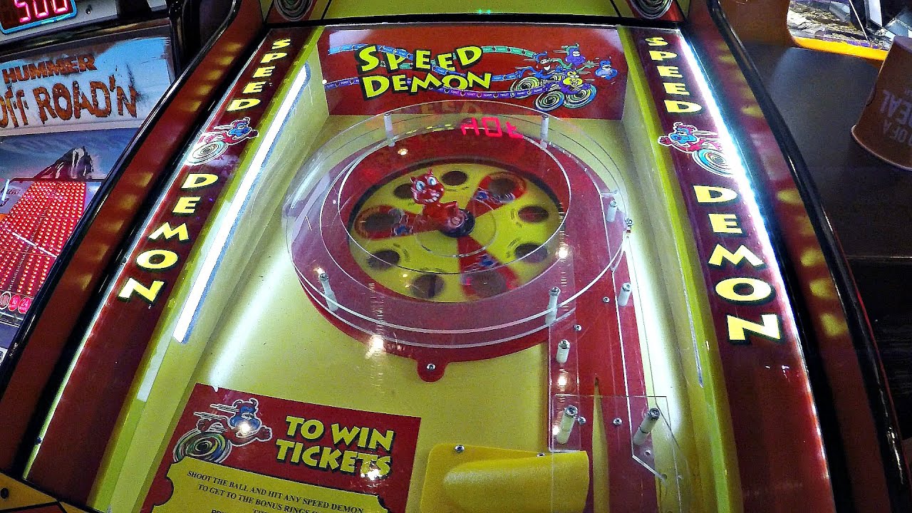 Speed Demon Ticket Redemption Arcade Gaming Center Let's Play For Fun ...