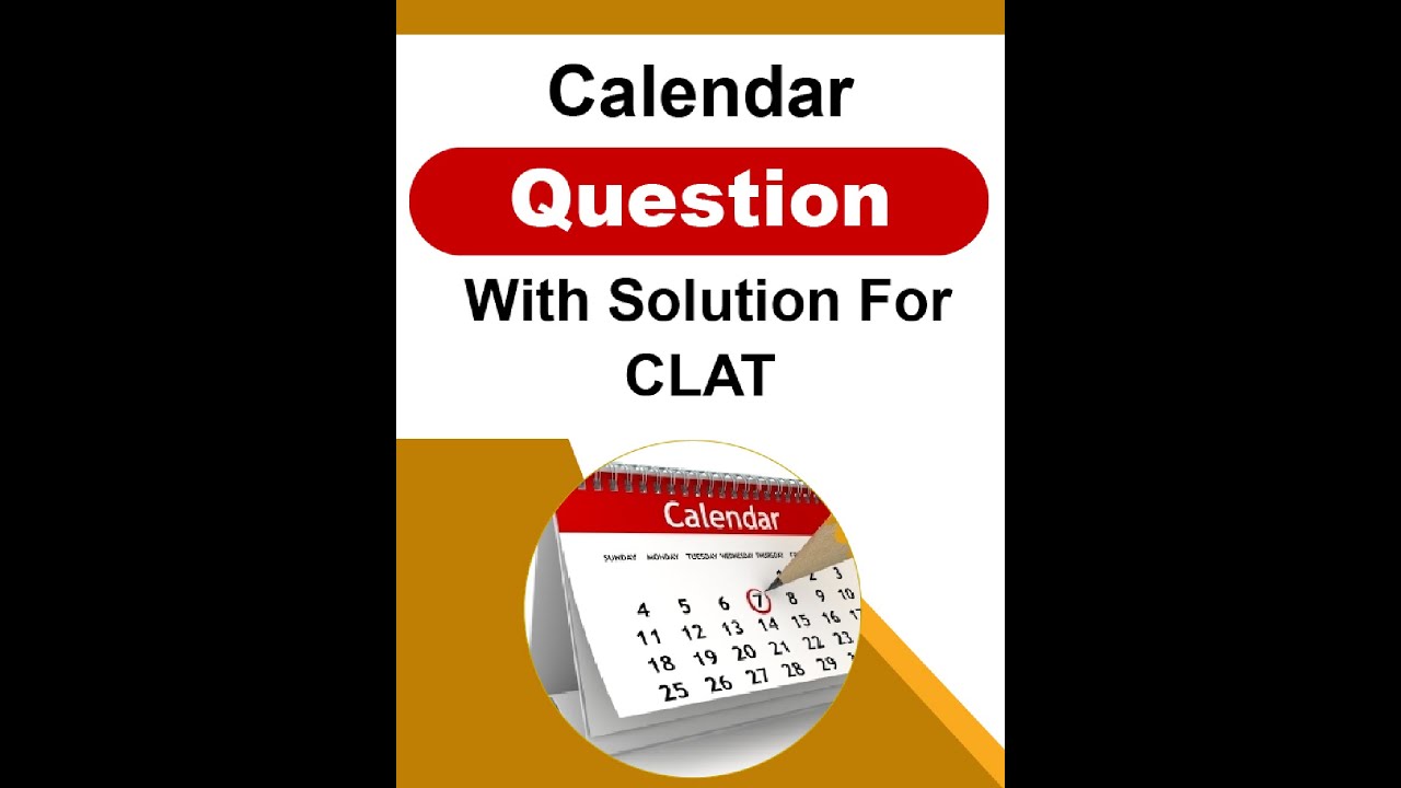 Calendar - Quantitative Aptitude - Arithmetic Ability - YouTube