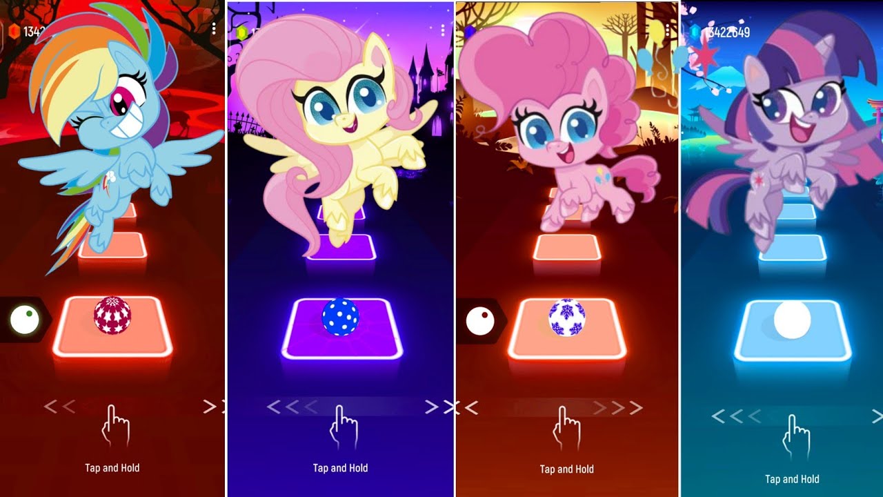 Baby Mlp Song Tiles Hop EDM Rush Gameplay #rainbowdash #fluttershy # ...