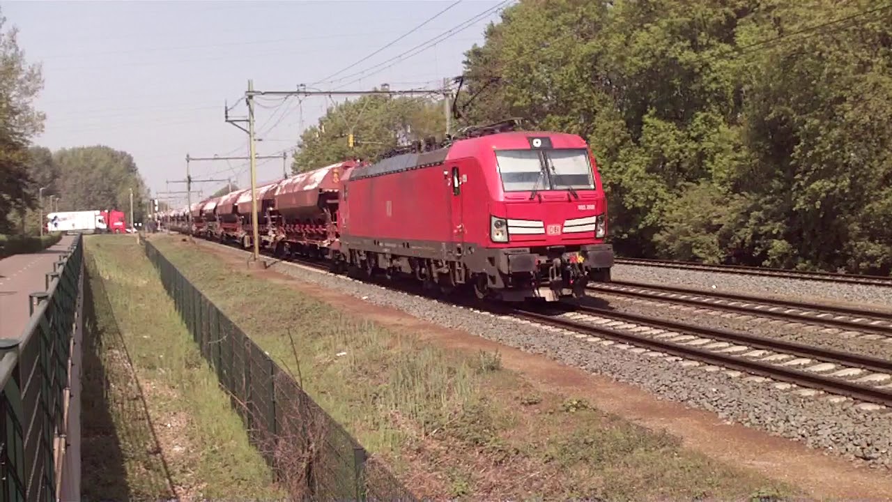 Bulk Train with DB Cargo Vectron at Blerick,the Netherlands ,April 24 ...