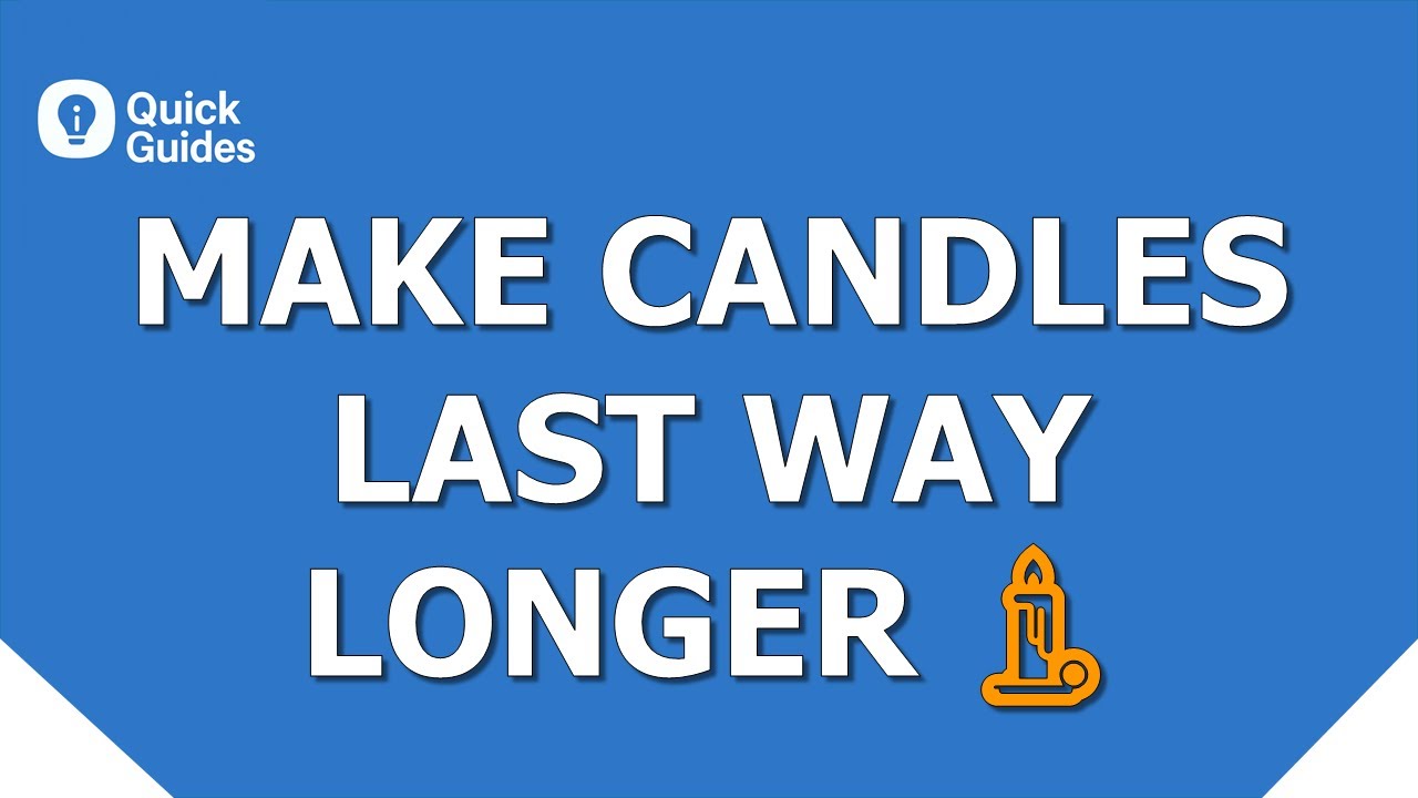 Stop Candle Tunneling Forever With These Simple Candle Care Tips - YouTube